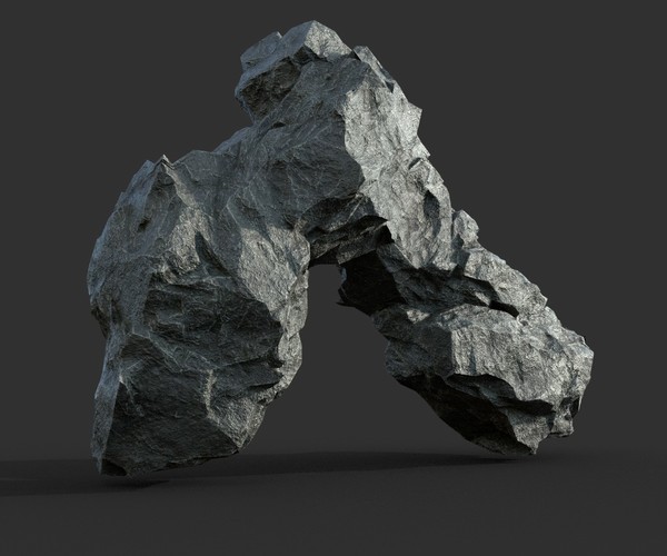 ArtStation - Sharp Rock Formation Pack A 191226 - Black | Game Assets