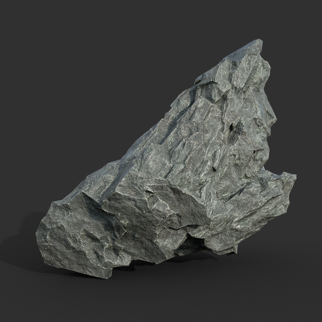 ArtStation - Sharp Rock Formation Pack A 191226 - Black | Game Assets