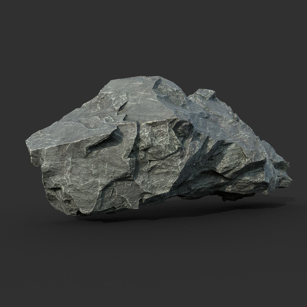 ArtStation - Sharp Rock Formation Pack A 191226 - Black | Game Assets