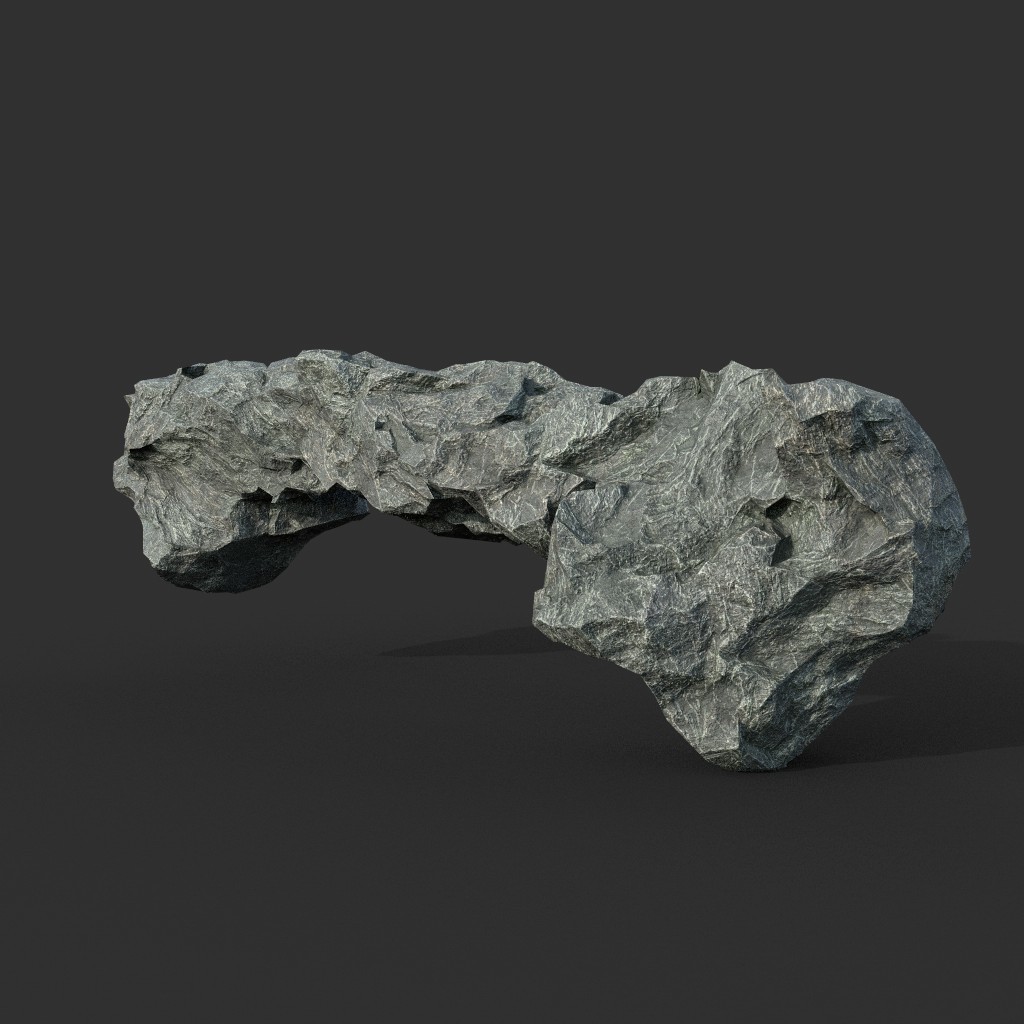ArtStation - Sharp Rock Formation Pack A 191226 - Black | Game Assets