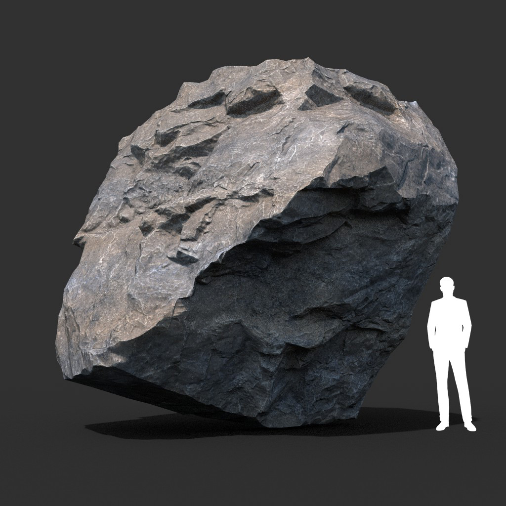 ArtStation - Gray Rock Formation Pack B 191227 - Gray | Resources