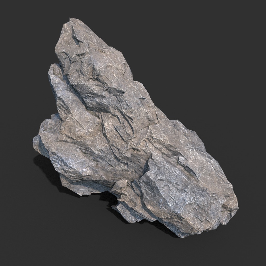 ArtStation - Gray Rock Formation Pack B 191227 - Gray | Resources