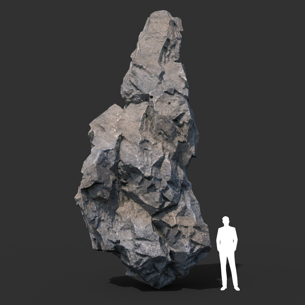 ArtStation - Gray Rock Formation Pack B 191227 - Gray | Resources