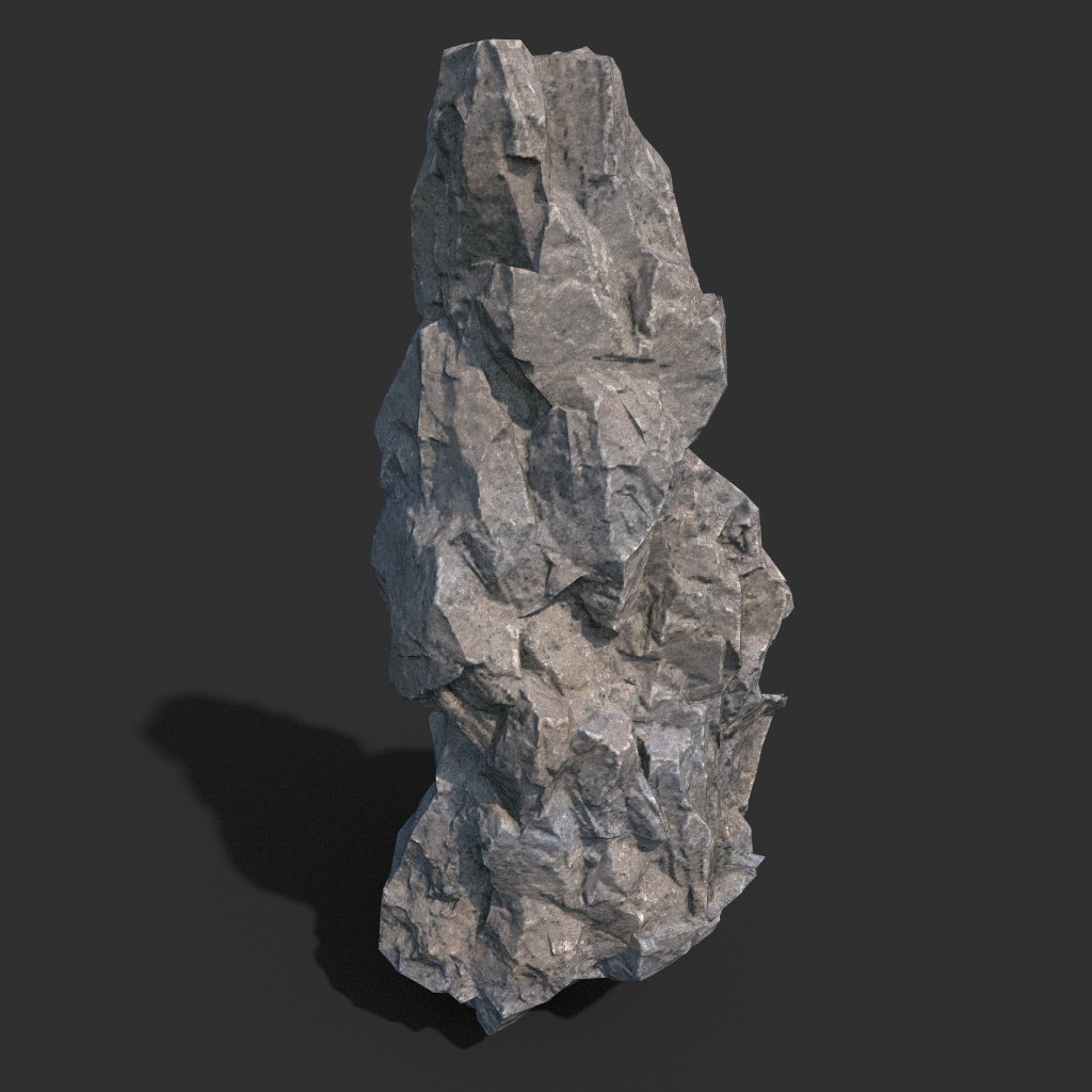 ArtStation - Gray Rock Formation Pack B 191227 - Gray | Resources