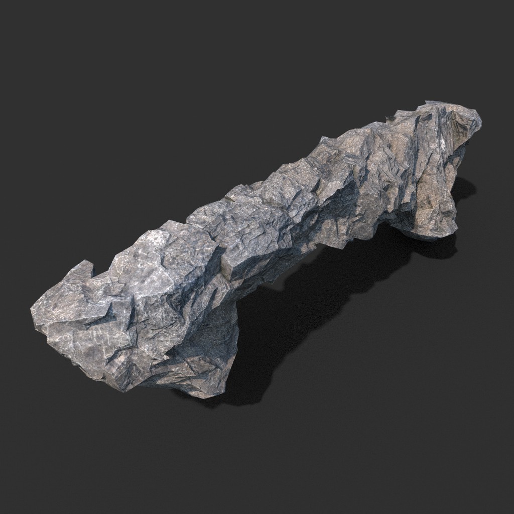 ArtStation - Gray Rock Formation Pack B 191227 - Gray | Resources