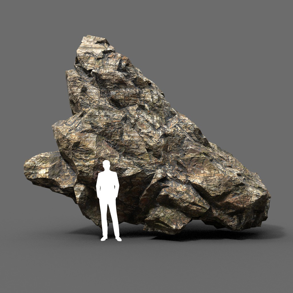 ArtStation - Sharp Rock Formation Pack C 191226 - Brown | Game Assets
