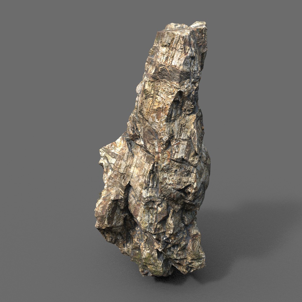 ArtStation - Sharp Rock Formation Pack C 191226 - Brown | Game Assets