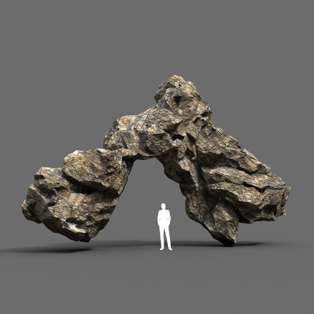ArtStation - Sharp Rock Formation Pack C 191226 - Brown | Game Assets