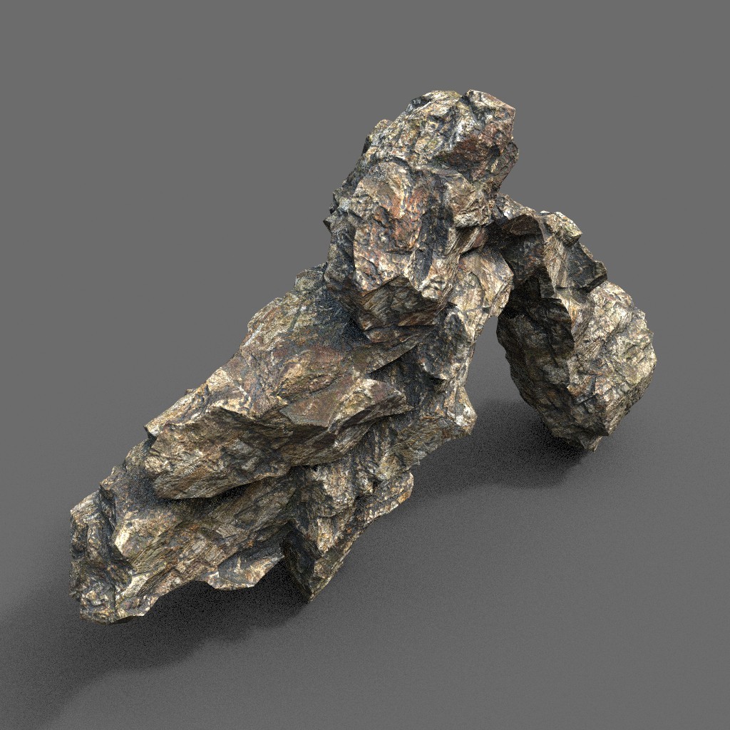 ArtStation - Sharp Rock Formation Pack C 191226 - Brown | Game Assets