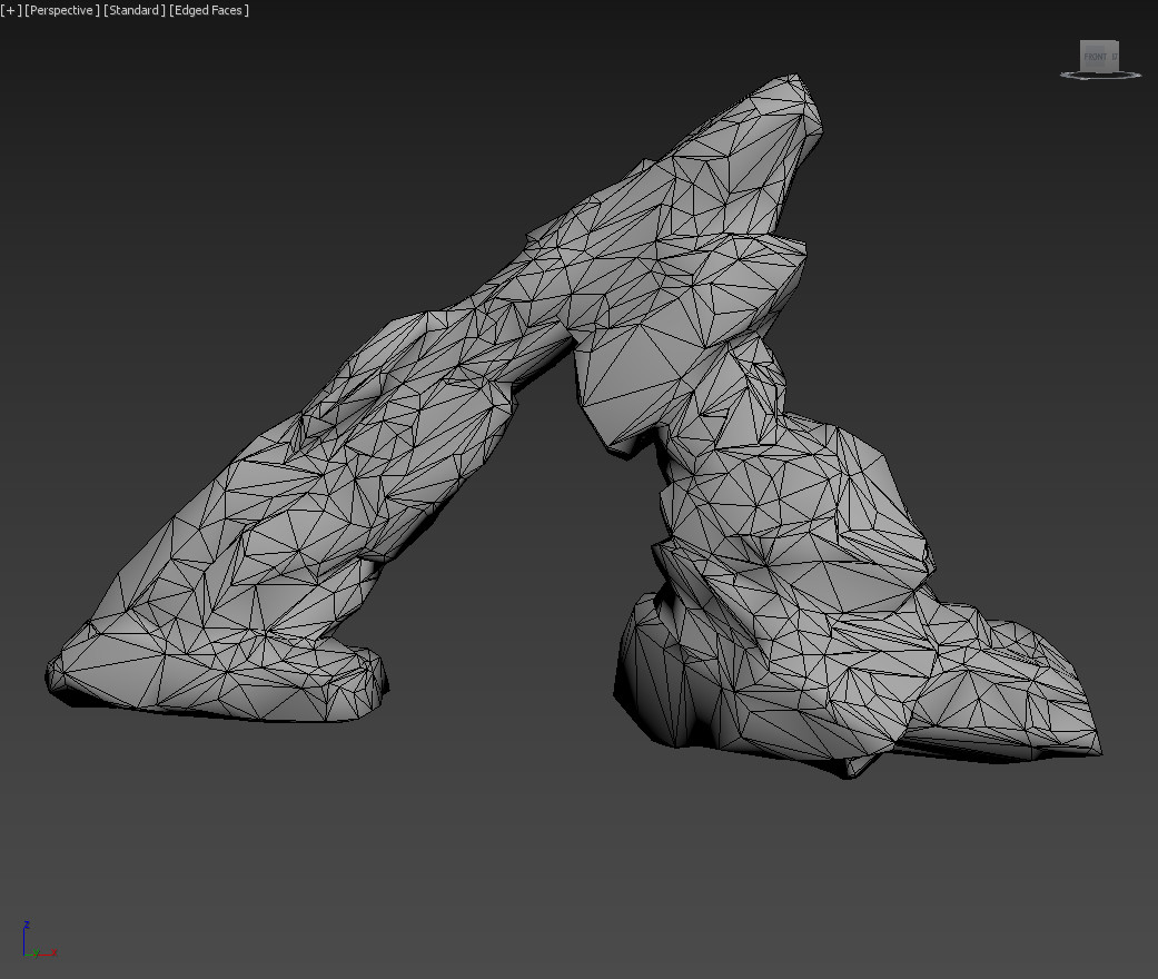 ArtStation - Low poly Mossy Rock Formation Pack 191221 | Game Assets