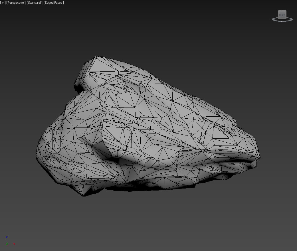 ArtStation - Low poly Gray Rock Formation Pack A 190421 | Game Assets