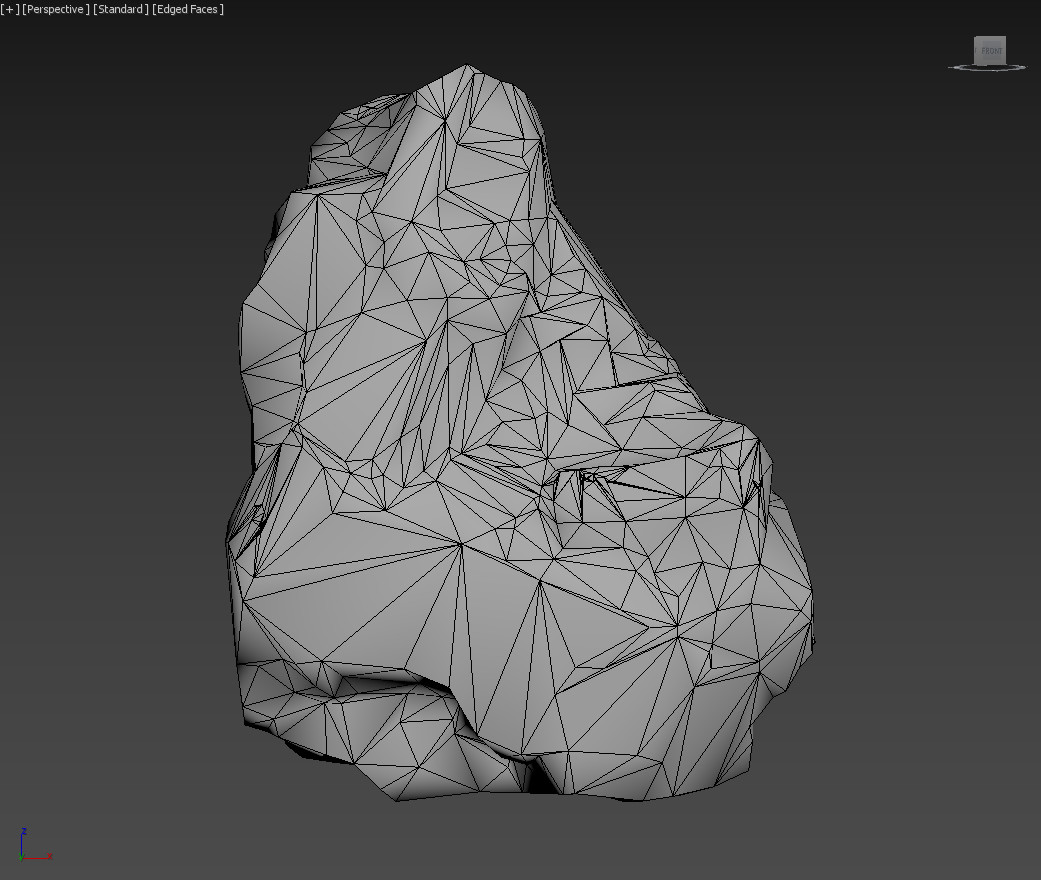 ArtStation - Low poly Gray Rock Formation Pack A 190421 | Game Assets