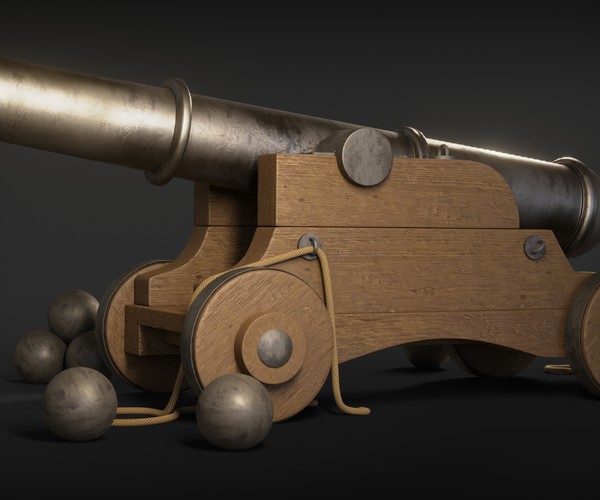 ArtStation - War Cannon (3d Model) | Resources