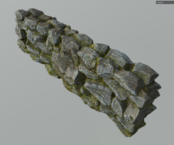 ArtStation - Free 3D Model Rock Walls Pack | Game Assets