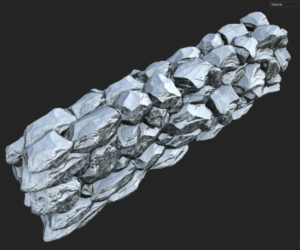 ArtStation - Free 3D Model Rock Walls Pack | Game Assets