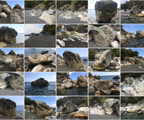 ArtStation - Beach Rocks - Reference images Pack | Resources