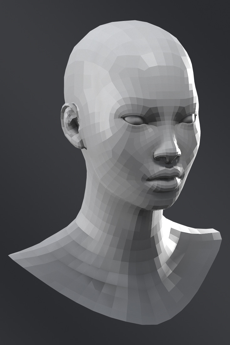 ArtStation - Female Asian Head | Resources