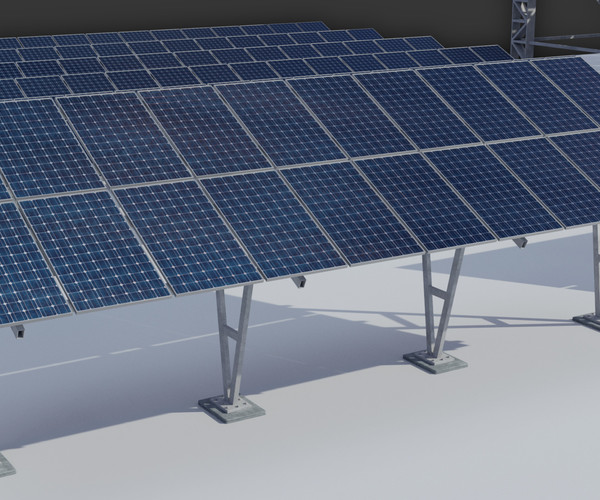 ArtStation - Solar Panels 3D Kit (.fbx - .obj - .blend) | Resources