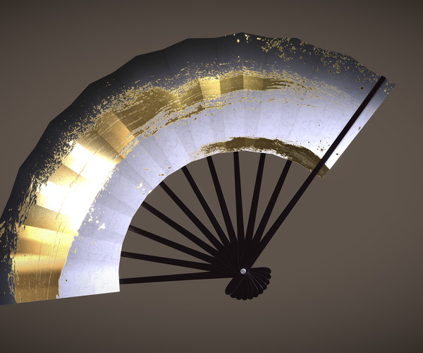 ArtStation - Japanese hand fan | Game Assets
