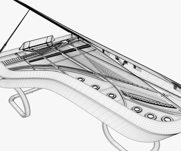 ArtStation - Grand Piano - Original Design | Game Assets