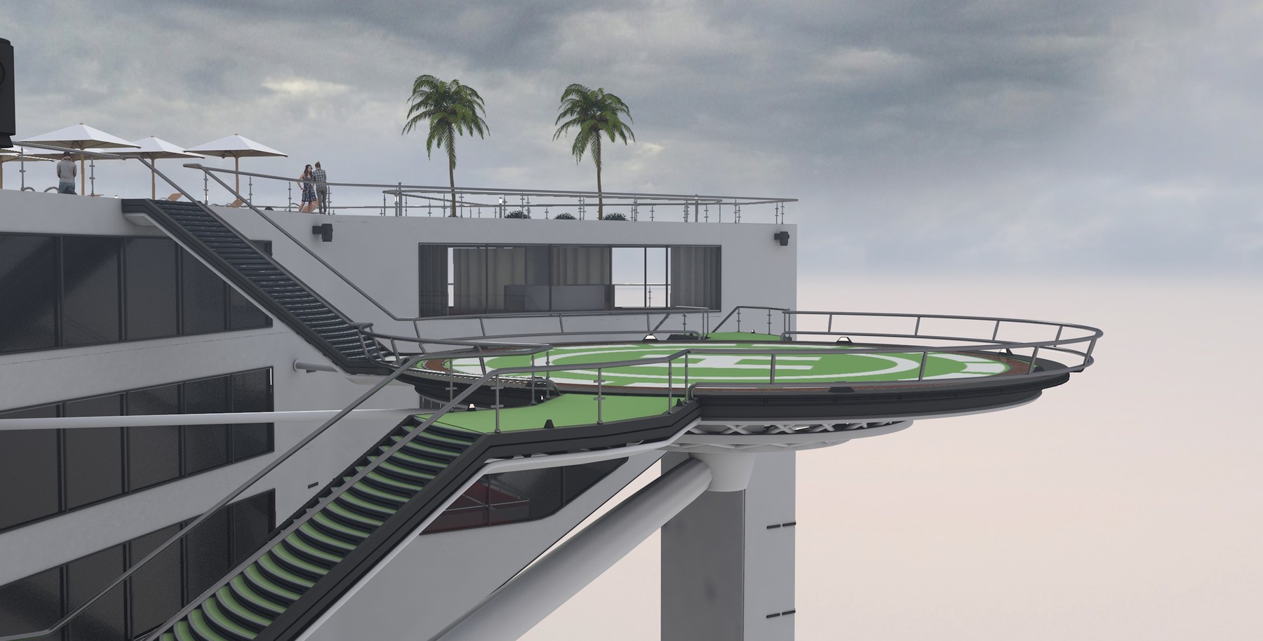 ArtStation - Tower - Rooftop and Inside | Game Assets