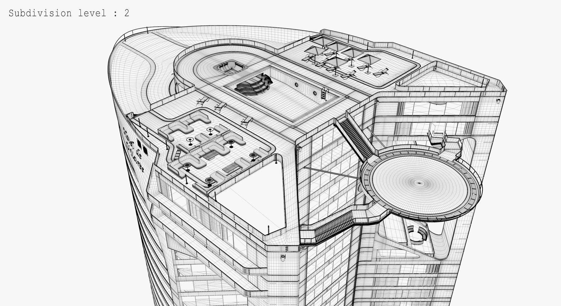 ArtStation - Tower - Rooftop and Inside | Game Assets