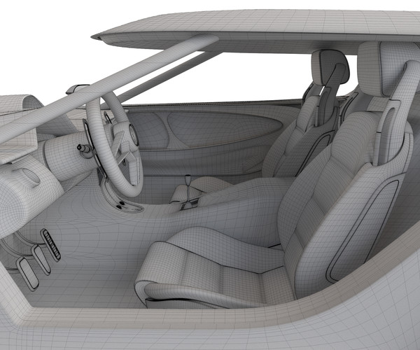 ArtStation - 3D Concept Car and Chassis | Game Assets