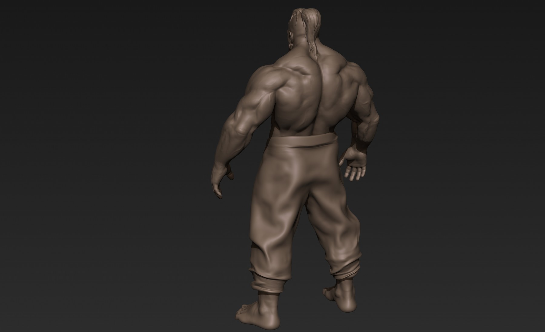 ArtStation - Giant Muscular Man Basemesh | Resources