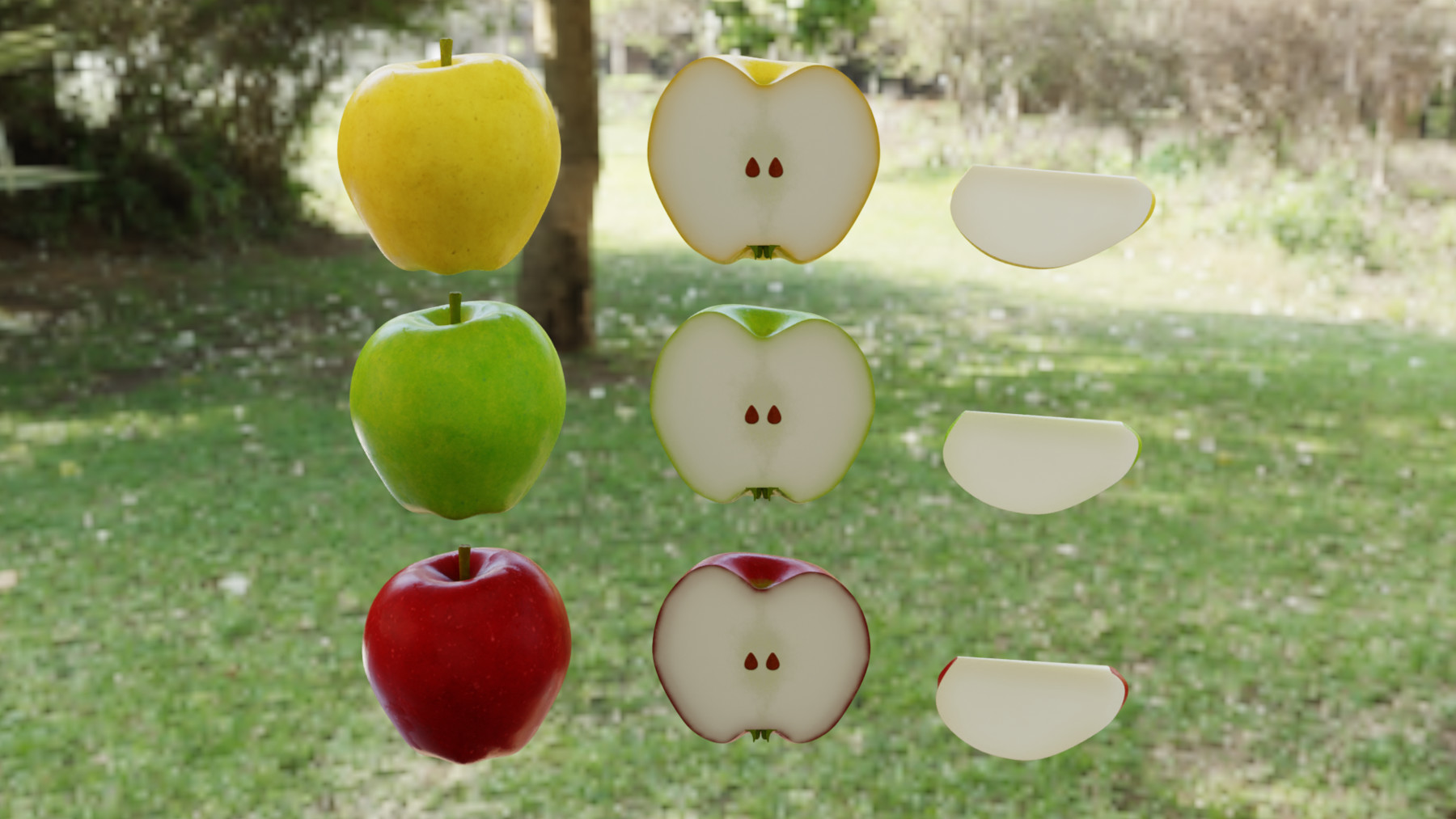 ArtStation - Apple 3D Model | Game Assets