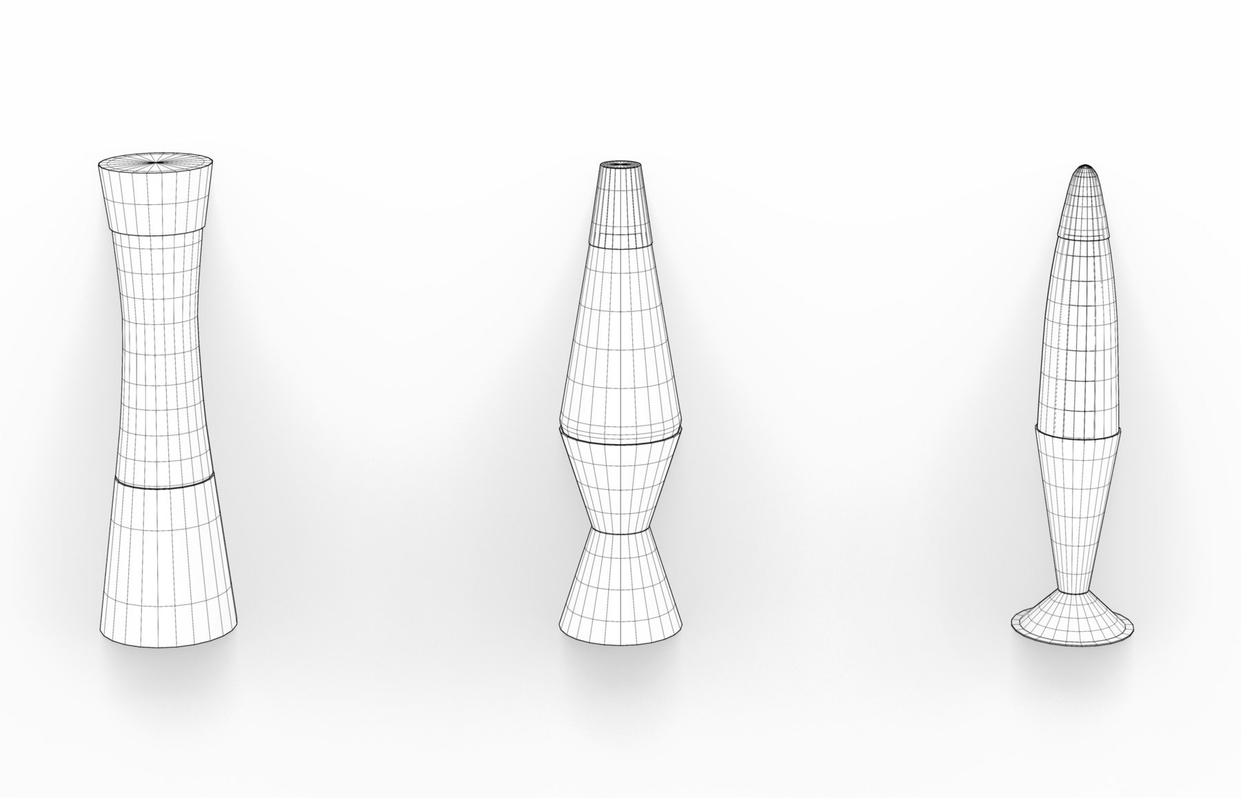 ArtStation - Set of Retro Lava Lamps - Decorative Interior Pack low ...