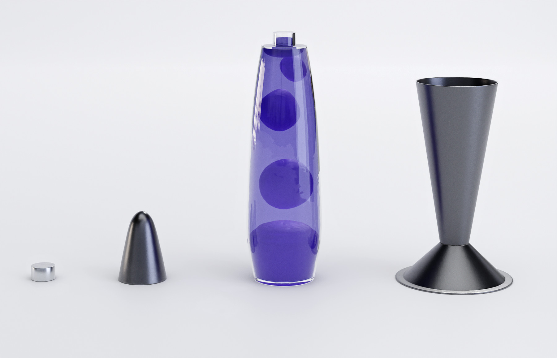ArtStation - Set of Retro Lava Lamps - Decorative Interior Pack low ...