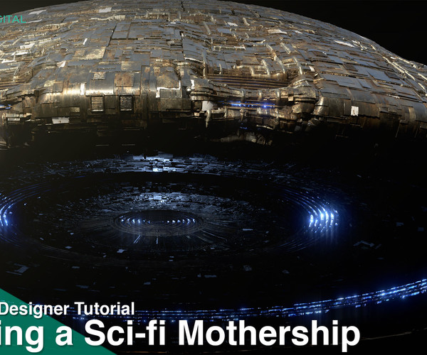ArtStation - Creating a Sci-Fi Mothership | Eric Lautard | Tutorials