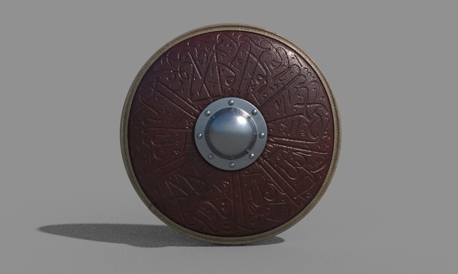 ArtStation - Medieval round shield | Game Assets