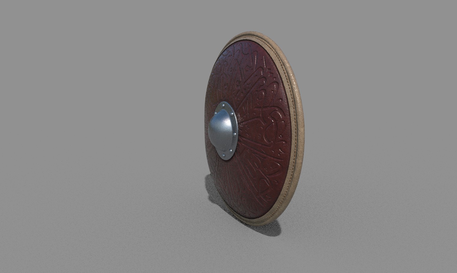 ArtStation - Medieval round shield | Game Assets