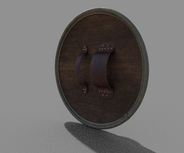 ArtStation - Medieval round shield | Game Assets