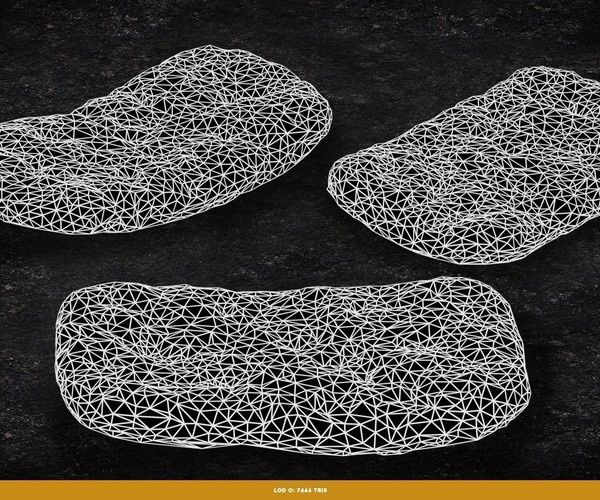 ArtStation - Diet Crispbread Roll Bun 3D PBR Pack Low-poly 3D model ...