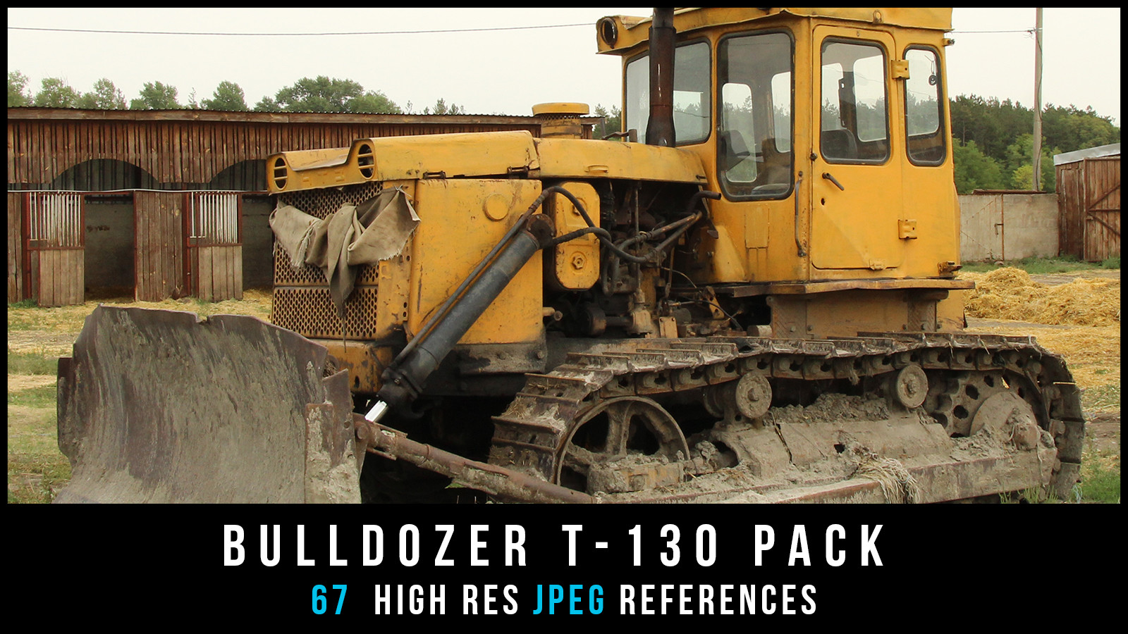 ArtStation - Bulldozer T-130 | Resources