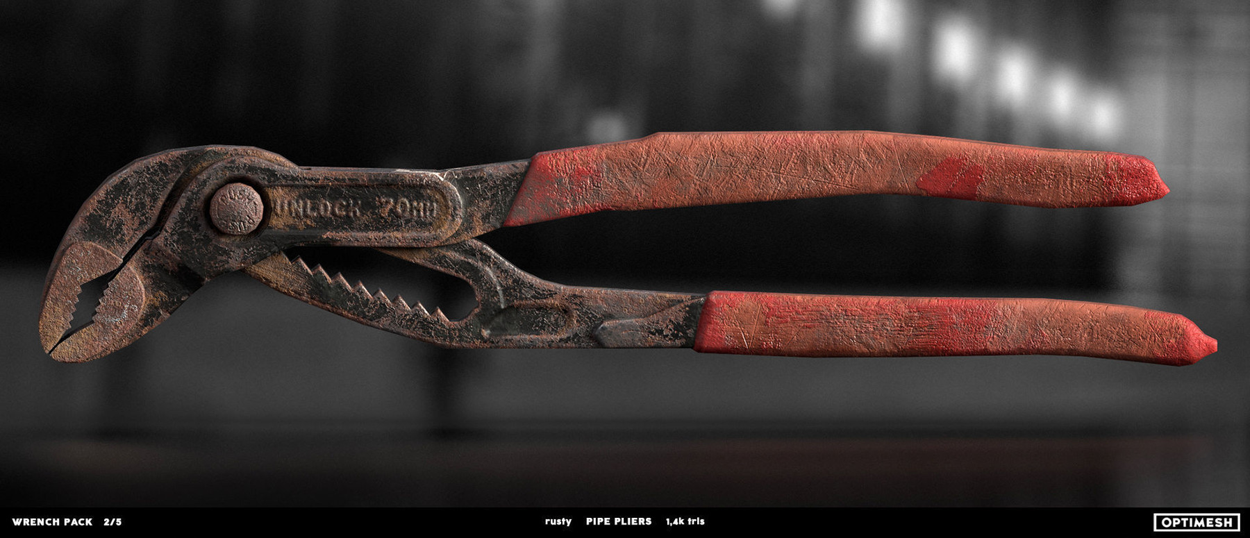 ArtStation - Pipe pliers - 3D PBR model Low-poly | Resources