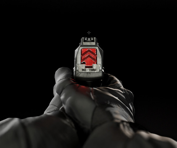 ArtStation - Ruger American Duty Custom | Game Assets