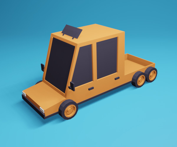 ArtStation - Car low poly | Game Assets