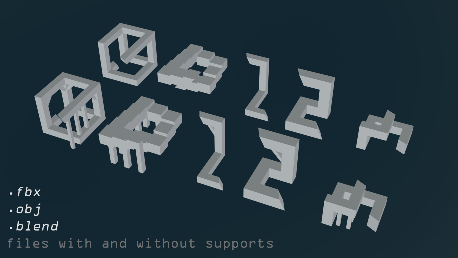 ArtStation - Paradox Objects 3D-Printable | Resources