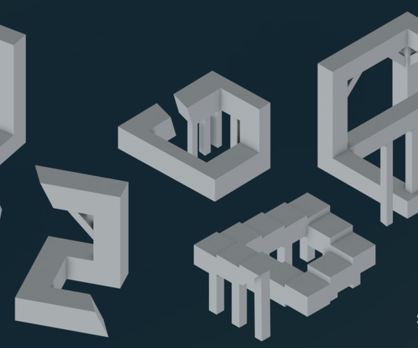ArtStation - Paradox Objects 3D-Printable | Resources