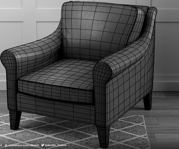 ArtStation - Armchair | 3D model | 2k Textures | Resources
