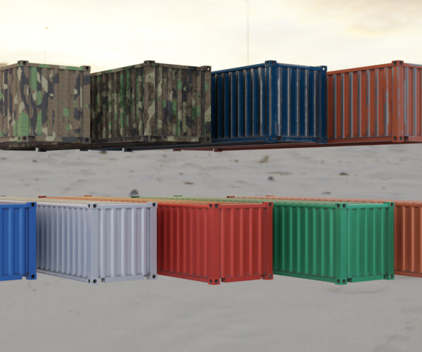 ArtStation - Shipping Container | Game Assets