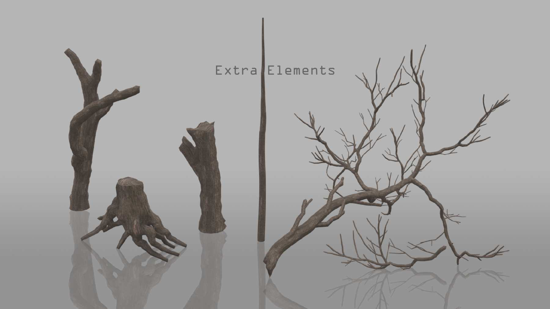 ArtStation - Dead Trees Pack | Game Assets
