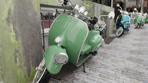 ArtStation - Vespa Model | Resources