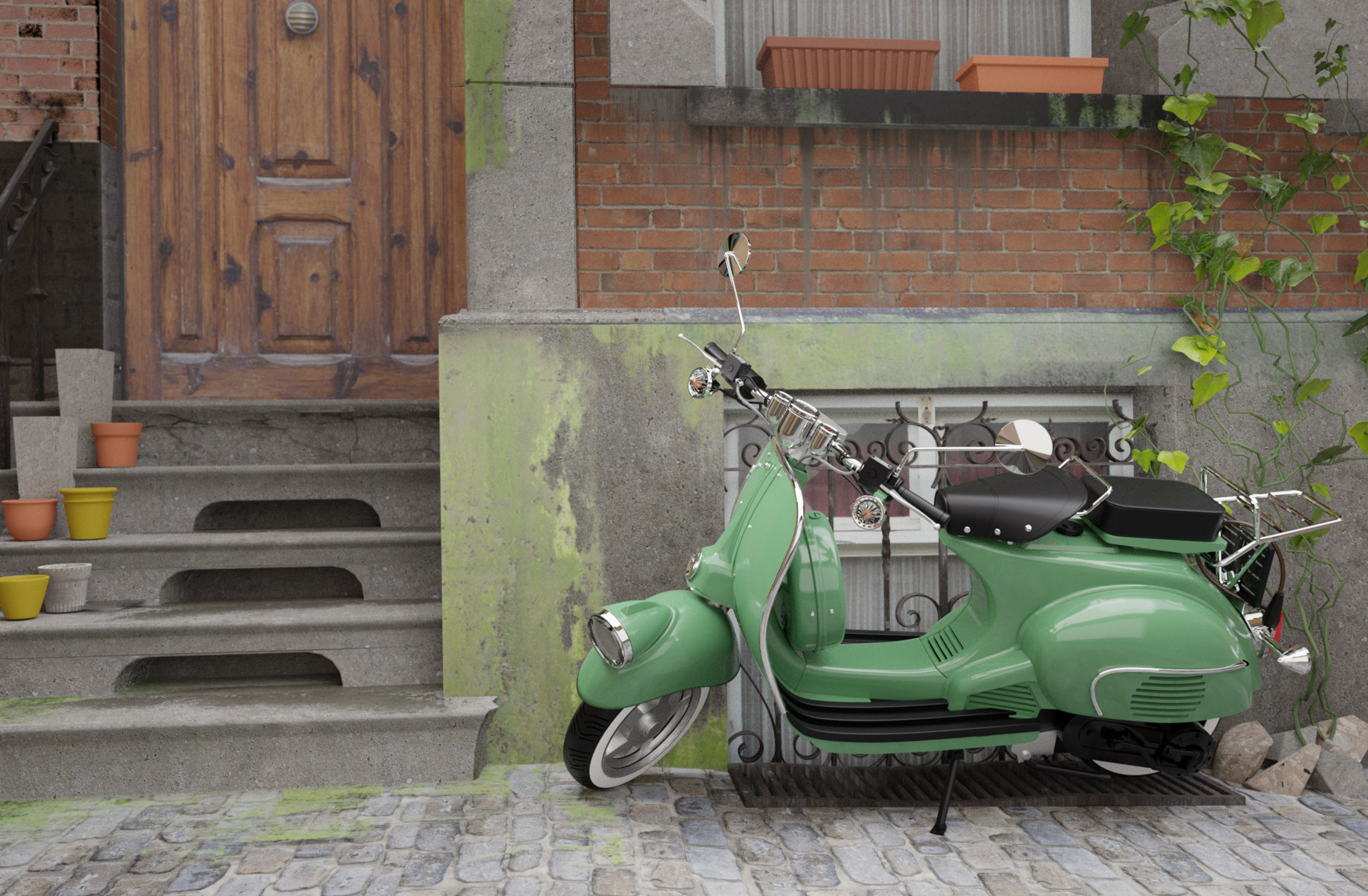 ArtStation - Vespa Model | Resources