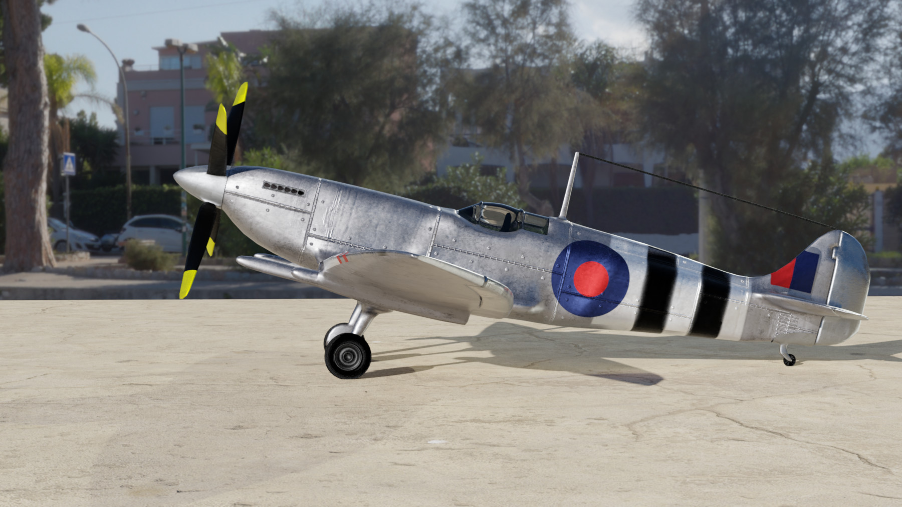 ArtStation - Spitfire Hf mk VII Game and Subdivision ready | Resources