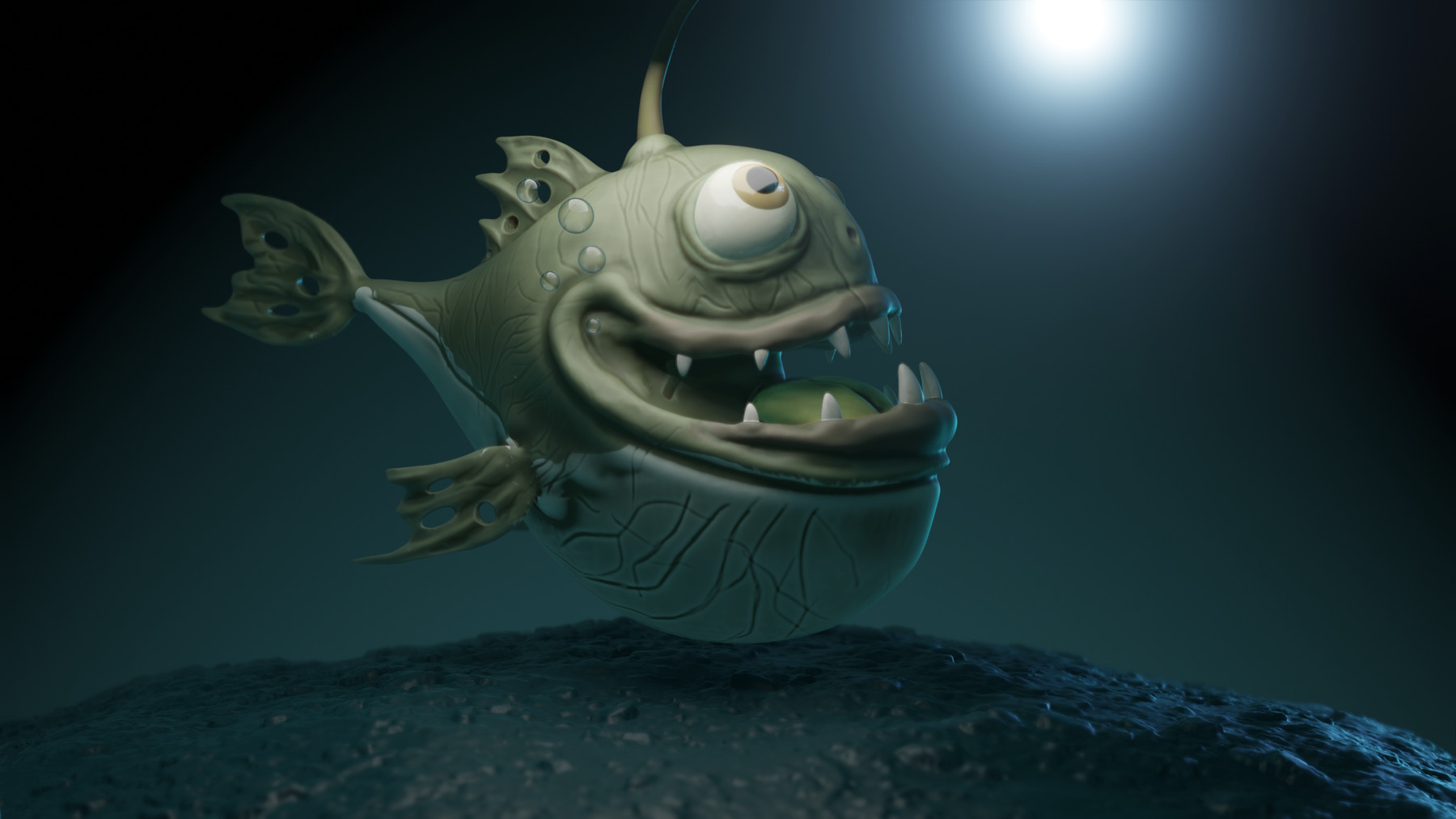 ArtStation - Stylized Angler Fish | Game Assets