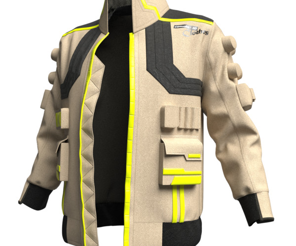 ArtStation - Sci-Fi Male Jacket - 54 Marvelous Designer and Clo3D ...